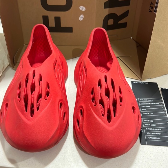 Yeezy | Shoes | Adidas Yeezy Foam Rnnr Vermillion Colorway Size 8 ...